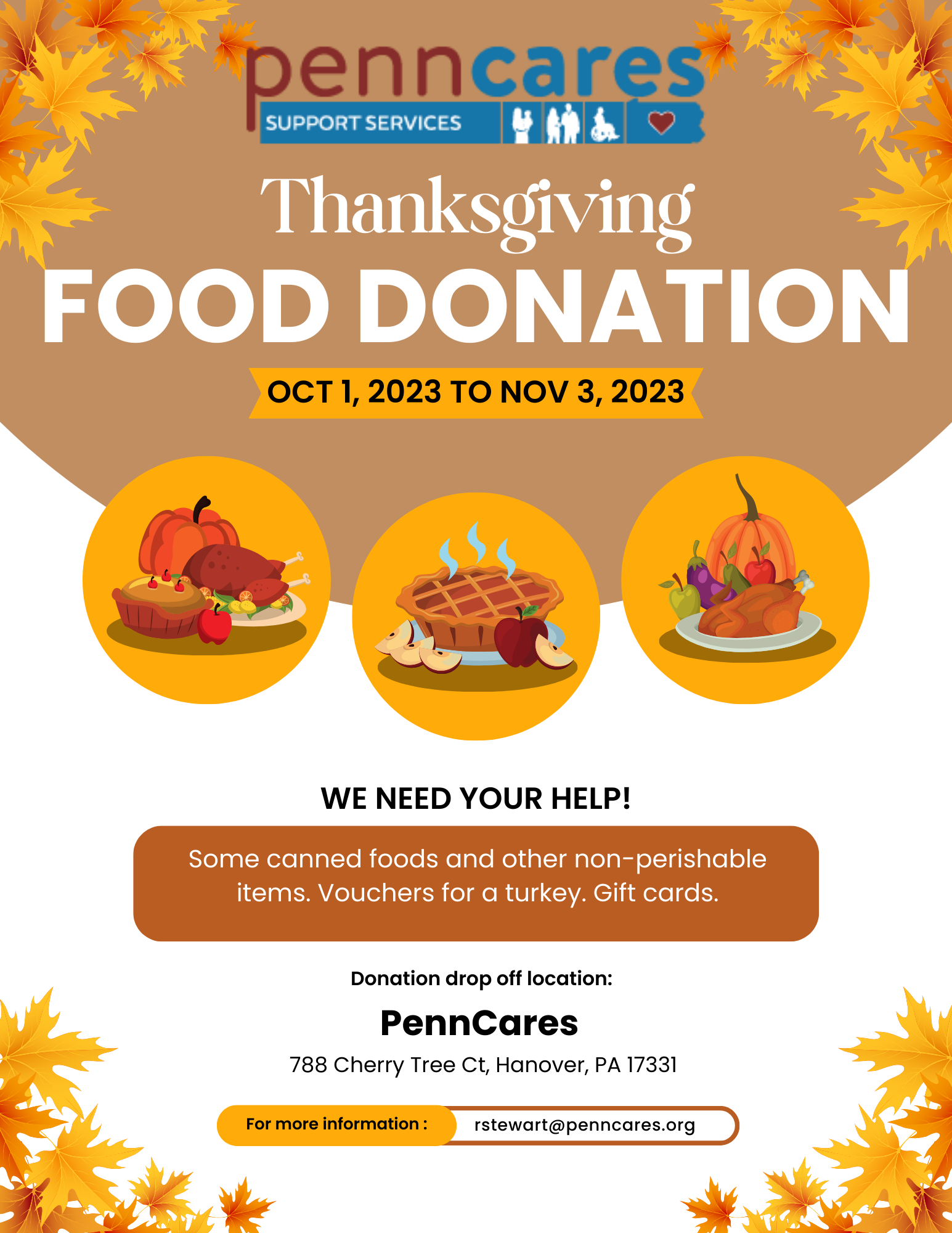 Give Thanks by Giving Back: Food Donations Needed for Thanksgiving ...